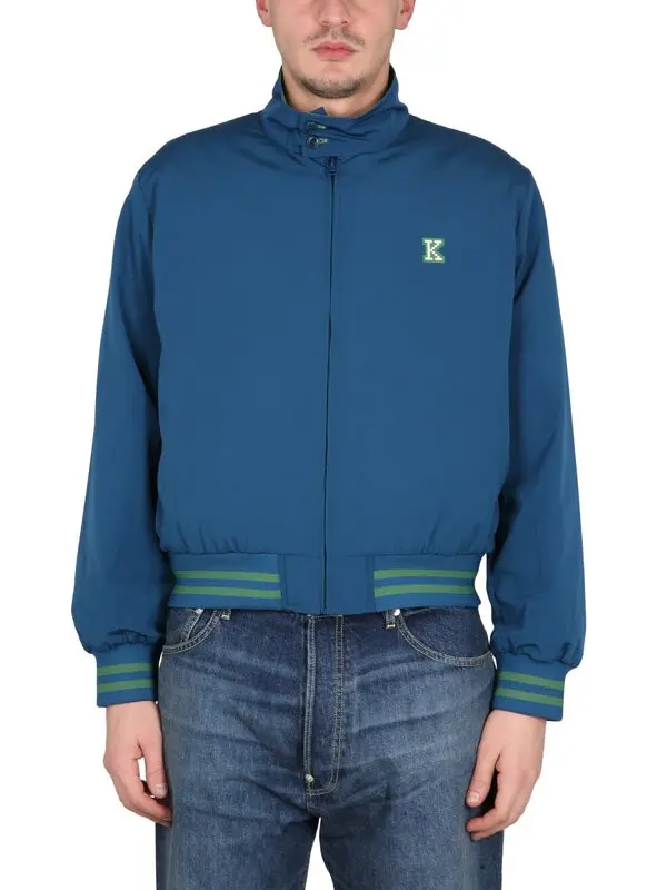 Kenzo Harrington Jacket With Logo Detail
