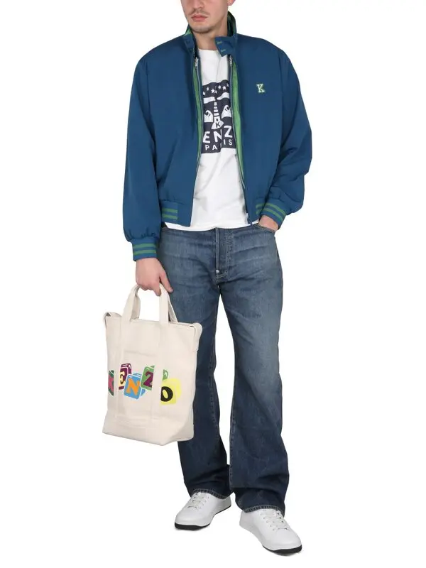 Kenzo Harrington Jacket With Logo Detail