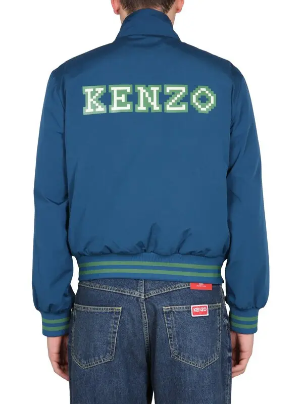 Kenzo Harrington Jacket With Logo Detail