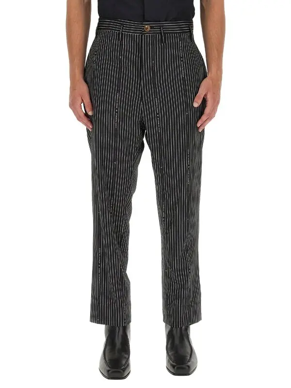 VIVIENNE WESTWOOD Cruise Cropped Pants - Black