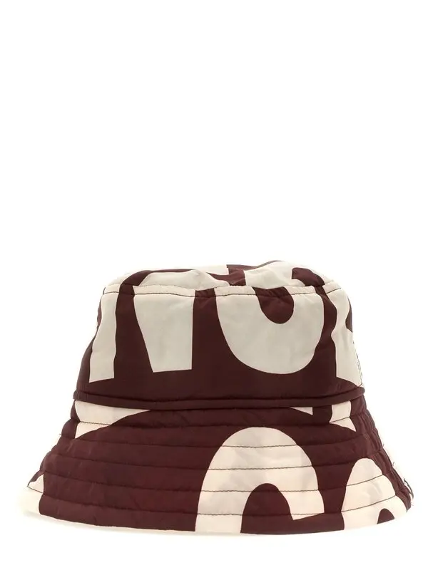 Dries Van Noten All Over Logo Bucket Hat - Multicolor