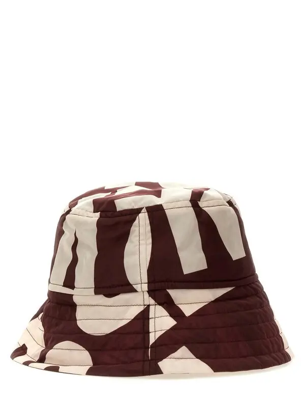 Dries Van Noten All Over Logo Bucket Hat - Multicolor