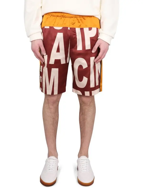 Dries Van Noten Bermuda Parche Shorts - Red