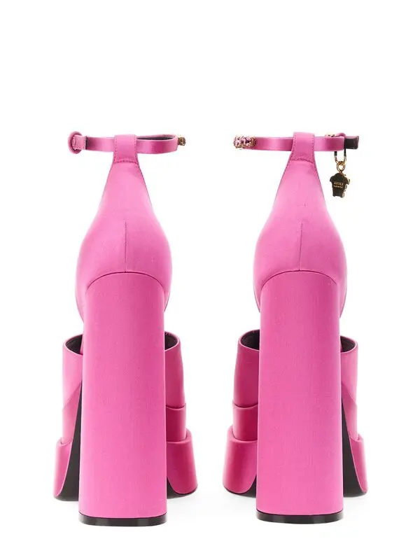 Versace Medusa Platform Sandals - Pink