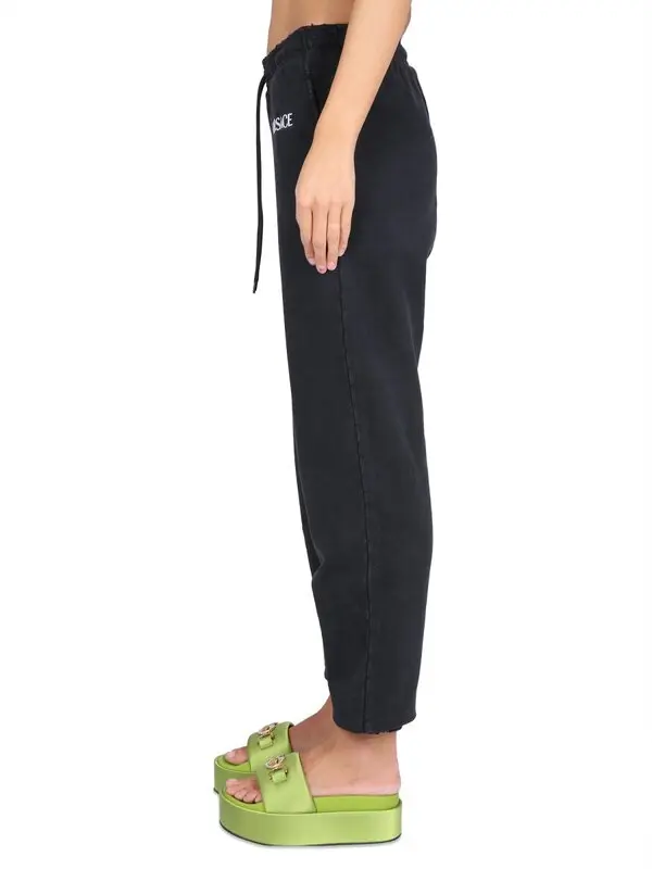 Versace Jogging Pants With Logo