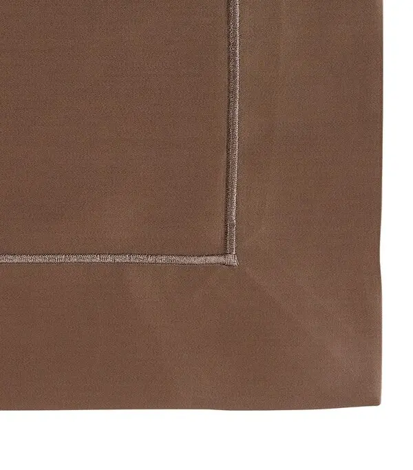 CELSO DE LEMOS Bourdon Super King Duvet Cover - Brown