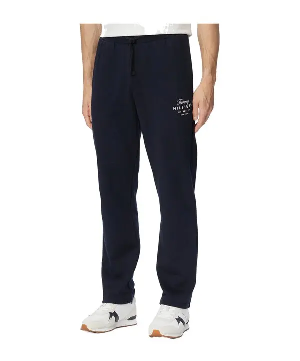 Tommy Hilfiger Elastic Waist Sports Pants - Black