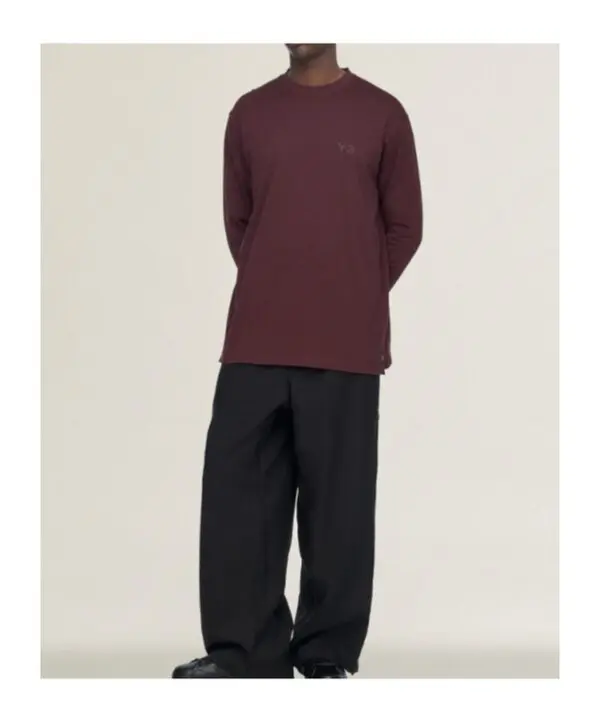 Y3 Logo Long Sleeve Tee