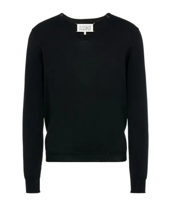 MAISON MARGIELA Cotton V-neck Sweater