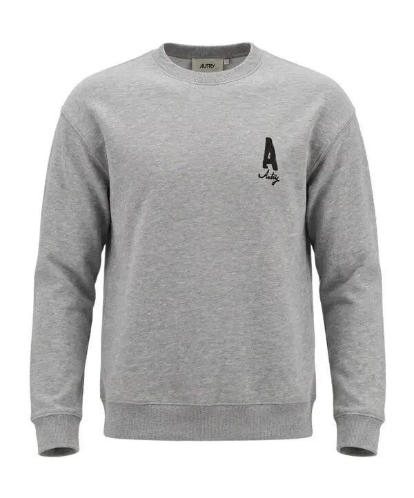 AUTRY Logo Print Cotton Sweater