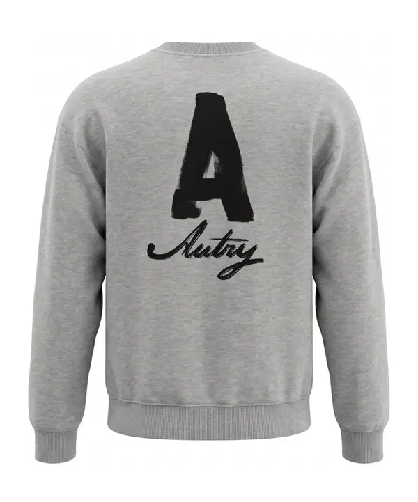 AUTRY Logo Print Cotton Sweater