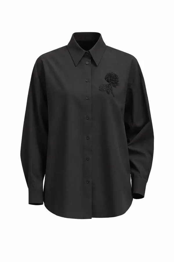 EXQUISE Jaelyn Embellished Shirt