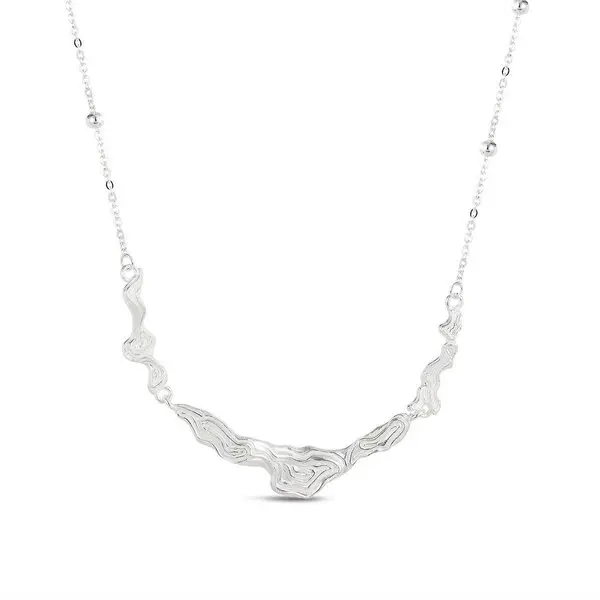 ORMIRO Moontide Sterling Necklace - Silver