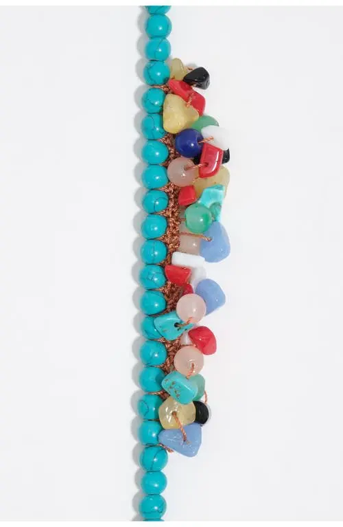Bimba Y Lola Necklace With Stone And Pearl