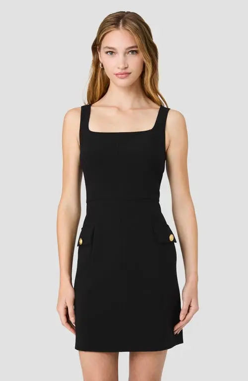 French Connection Azra Flap Pocket Sheath Minidress
