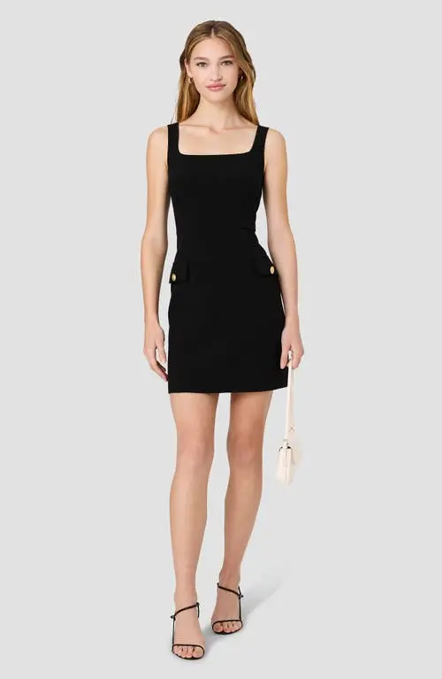 French Connection Azra Flap Pocket Sheath Minidress