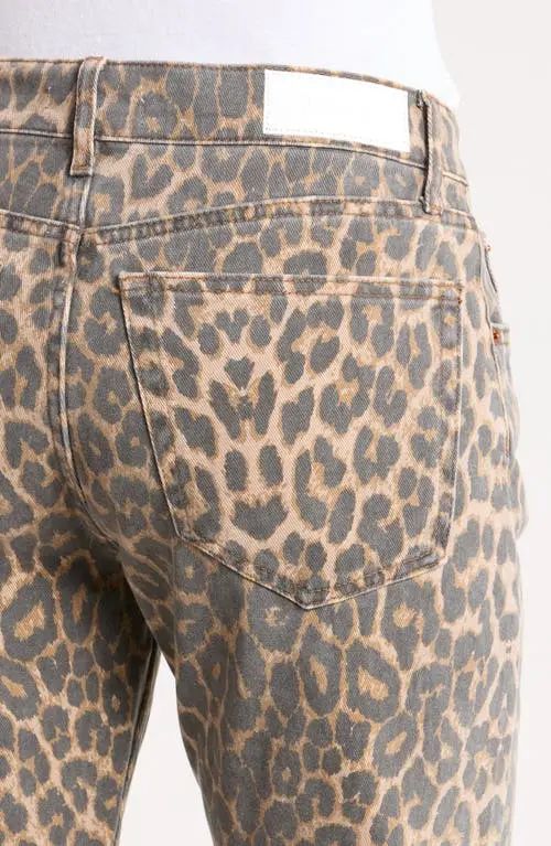 RE/DONE Blondie Mid Rise Crop Straight Leg Jeans