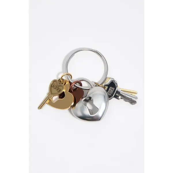 Bimba Y Lola Metal Key Ring For Multiple Keys - Silver