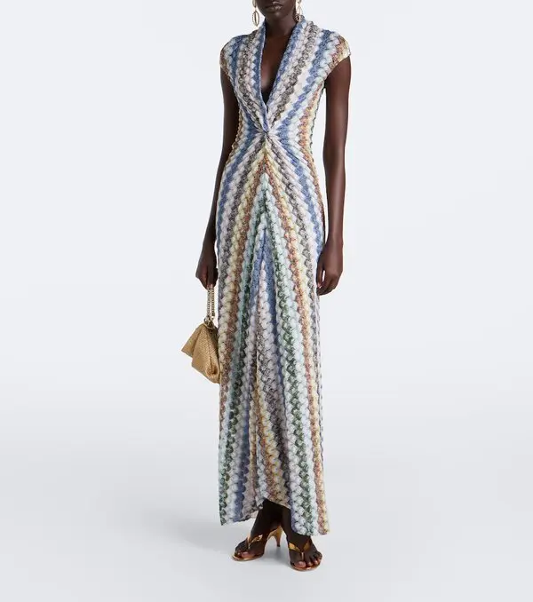 Missoni Gathered Maxi Dress