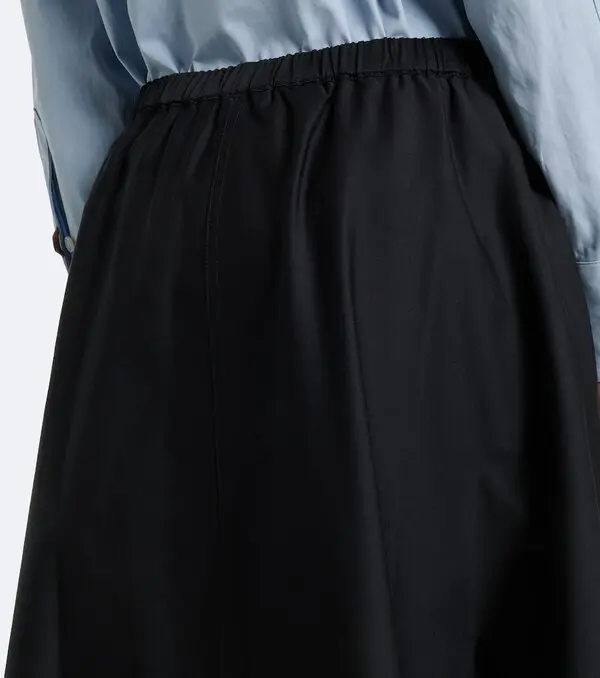 Vince Cotton Midi Skirt