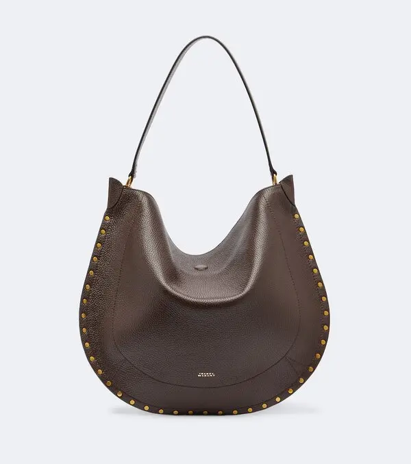Isabel Marant Étoile Oskan Leather Shoulder Bag - Brown