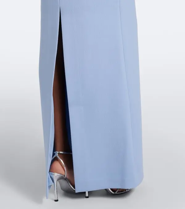 Rebecca Vallance Ayli̇n Embellished Crepe Bustier Gown