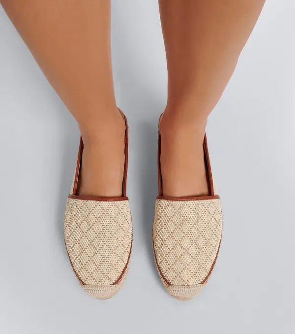 Manolo Blahnik Raffia-effect Espadrilles