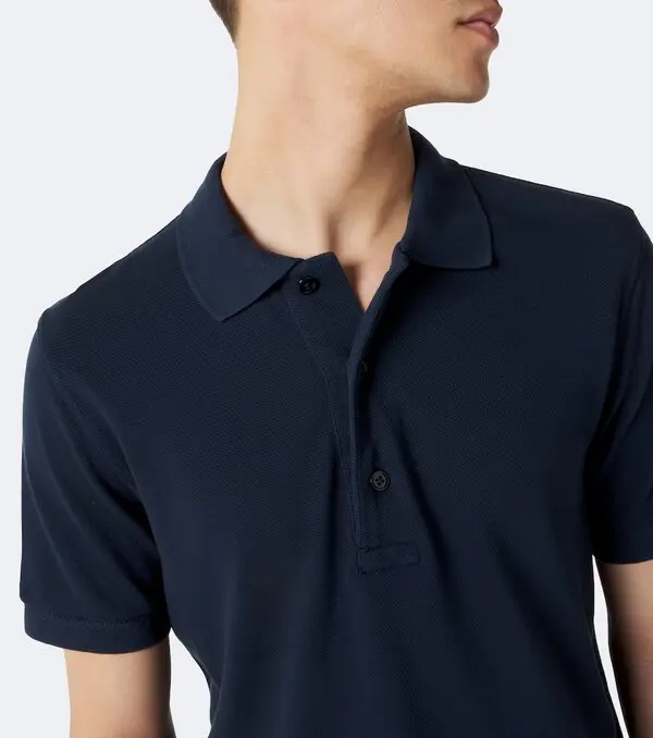 TOM FORD Pique Polo Shirt - Blue