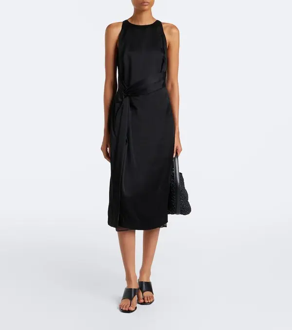 RÓHE Gathered Midi Dress
