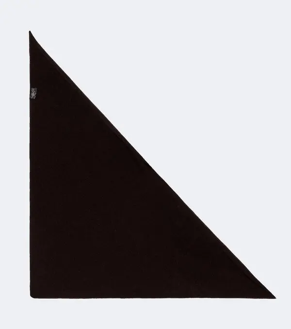 Brunello Cucinelli Monili Cashmere Scarf - Brown