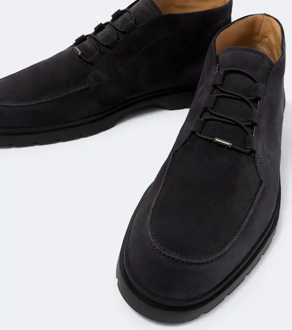 TOD'S Suede Lace-up Desert Boots