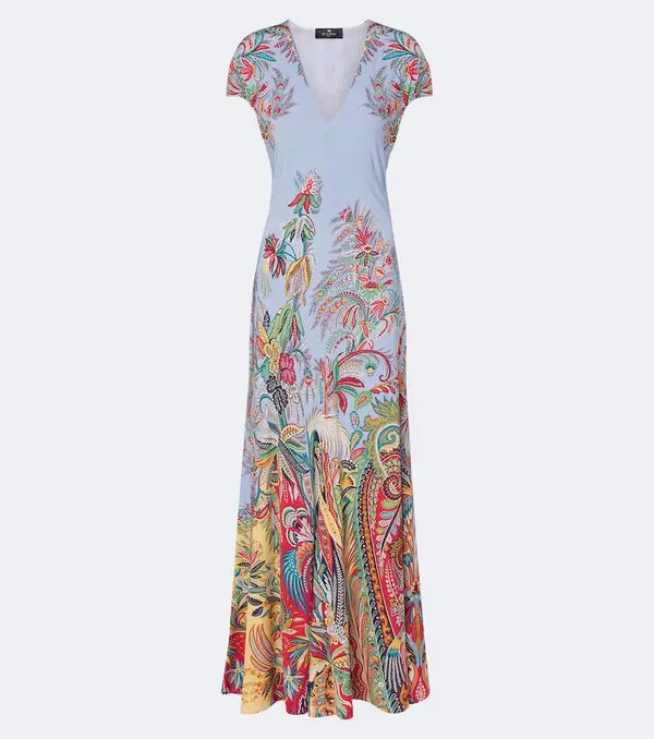 Etro Printed Maxi Dress