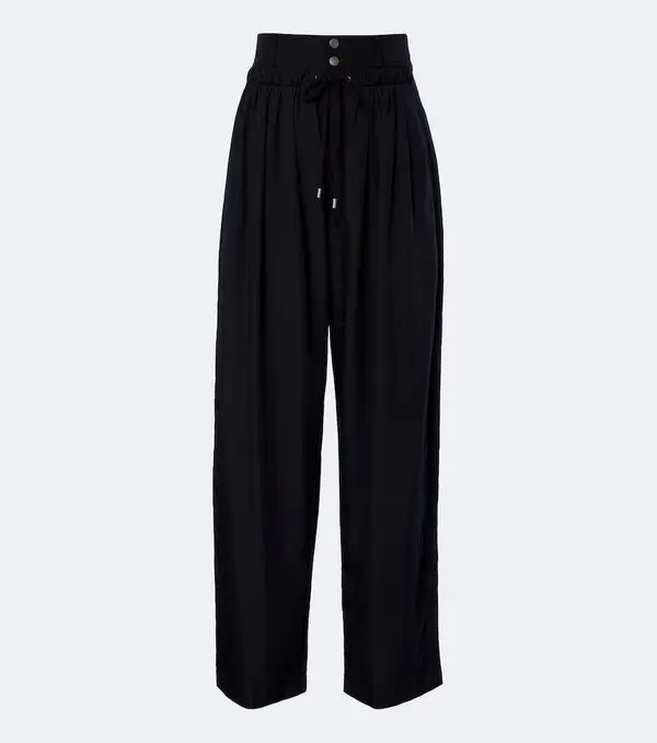 Isabel Marant Étoile Inaya Layered Wide-leg Pants