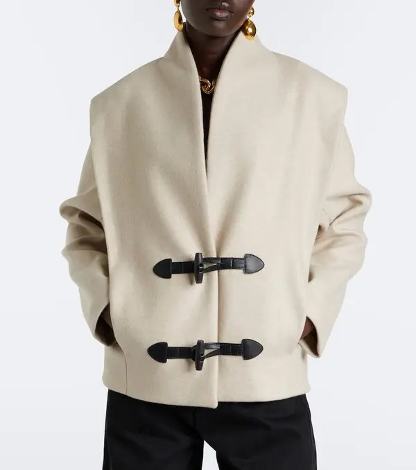 Isabel Marant Étoile Toria Wool And Cashmere Jacket - Beige