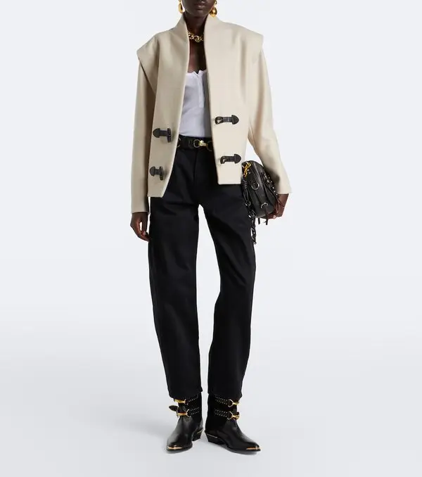 Isabel Marant Étoile Toria Wool And Cashmere Jacket - Beige
