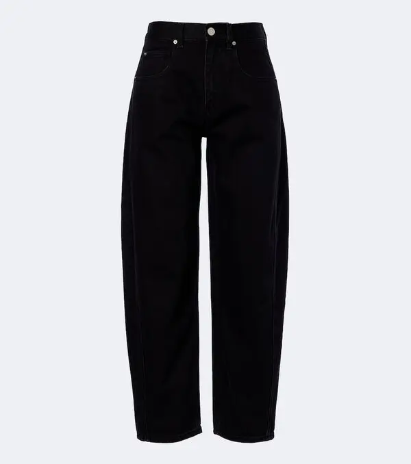 Isabel Marant Étoile Oriane Barrel-leg Jeans - Black
