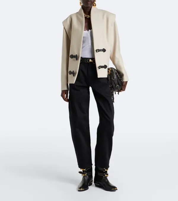Isabel Marant Étoile Oriane Barrel-leg Jeans In Faded - Black