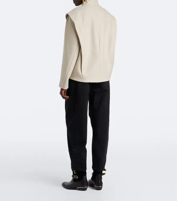 Isabel Marant Étoile Oriane Barrel-leg Jeans In Faded - Black