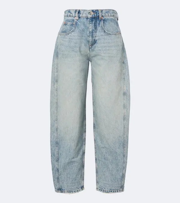 Isabel Marant Étoile Oriane Barrel-leg Jeans - Blue