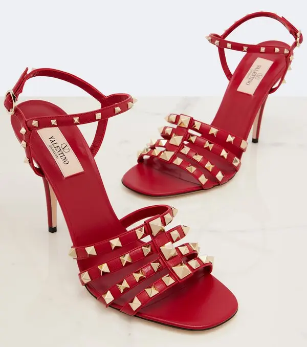 Valentino Garavani Rockstud Leather Sandals