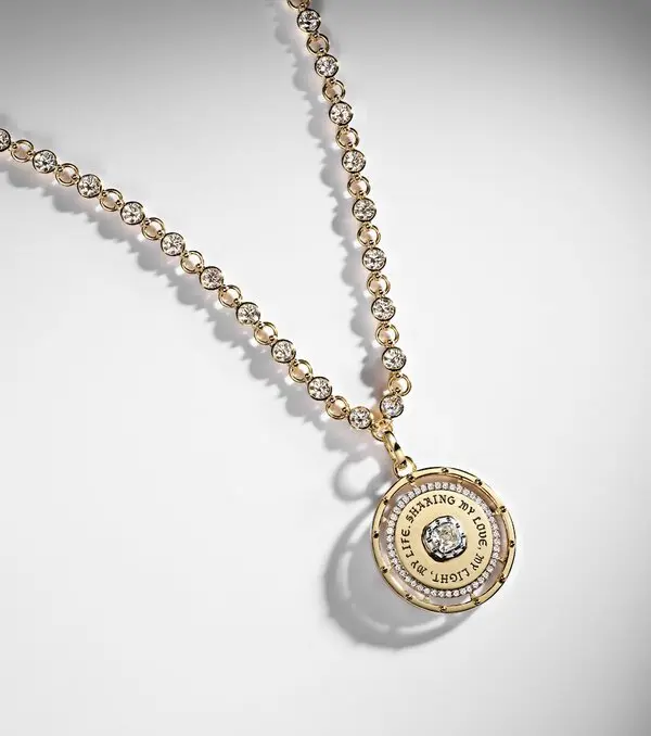 FOUNDRAE Lovestruck Commitment 18kt Pendant Necklace