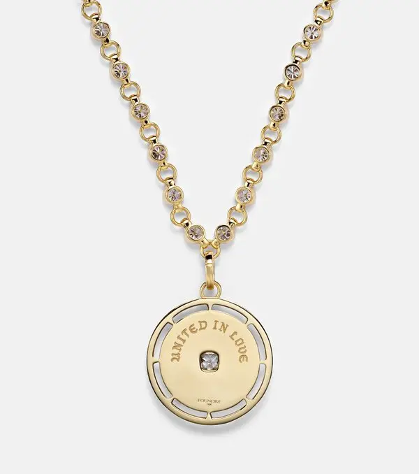 FOUNDRAE Lovestruck Commitment 18kt Pendant Necklace