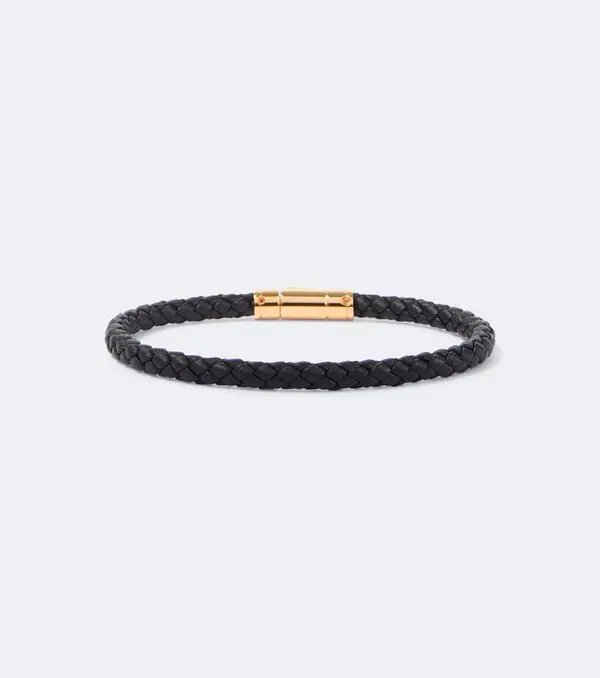 TOM FORD Braided Leather Bracelet