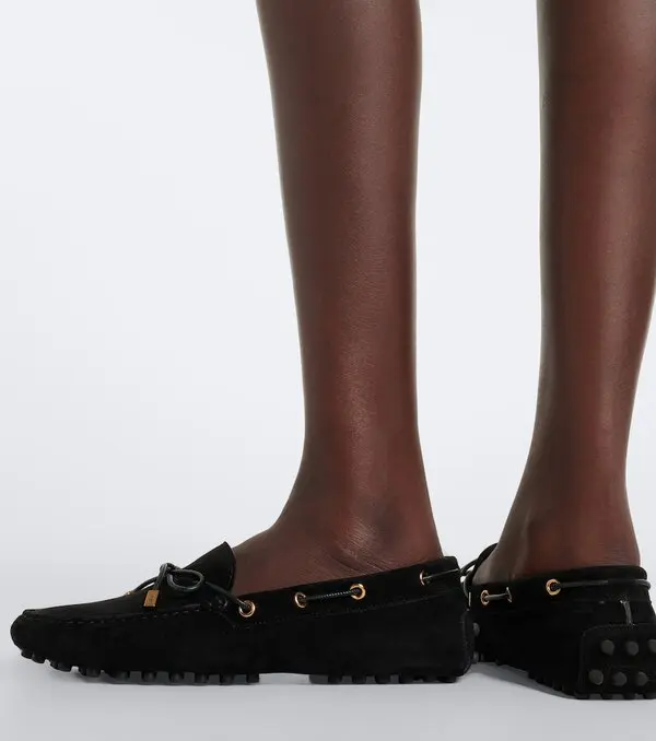 TOD'S Suede Boat Shoes