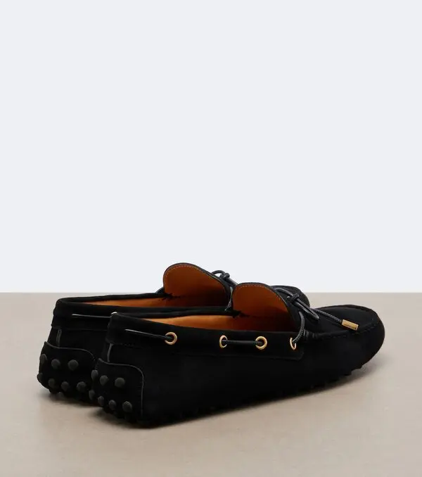TOD'S Suede Boat Shoes