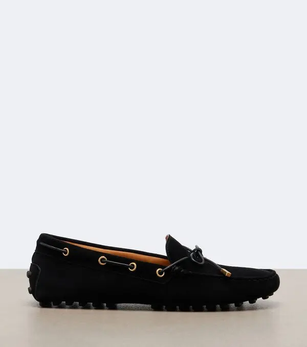 TOD'S Suede Boat Shoes