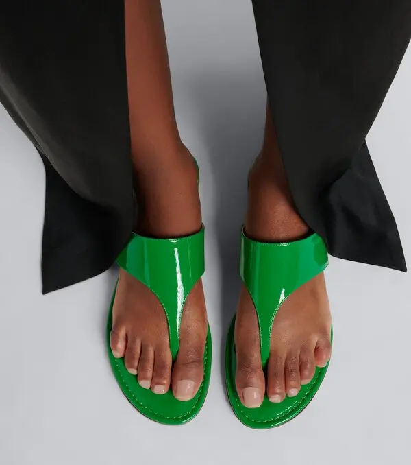 TOM FORD Patent Leather Thong Sandals