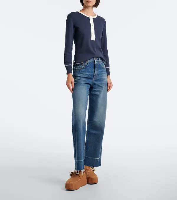 Chloé Nama Leather Platform Mules - Brown