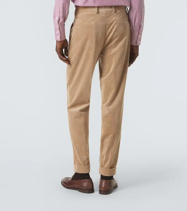 Brunello Cucinelli Cotton And Cashmere Corduroy Suit