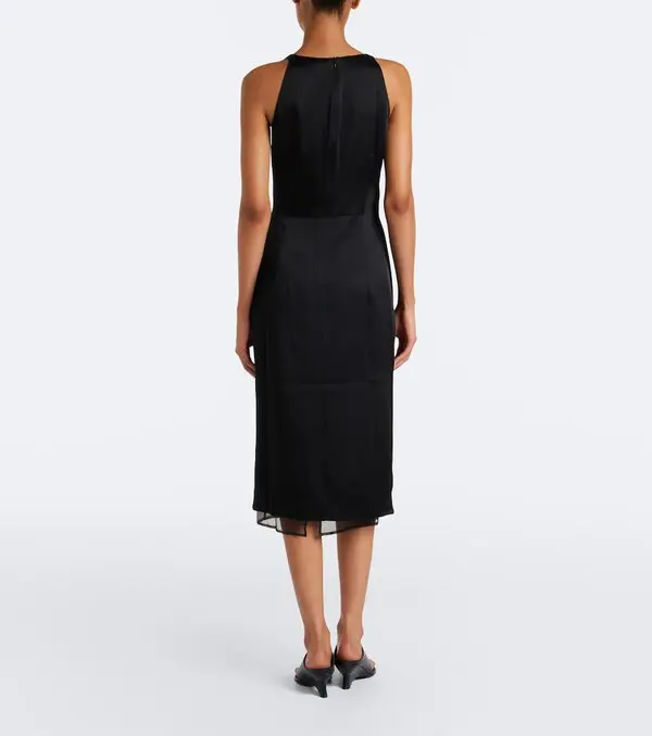 RÓHE Gathered Midi Dress
